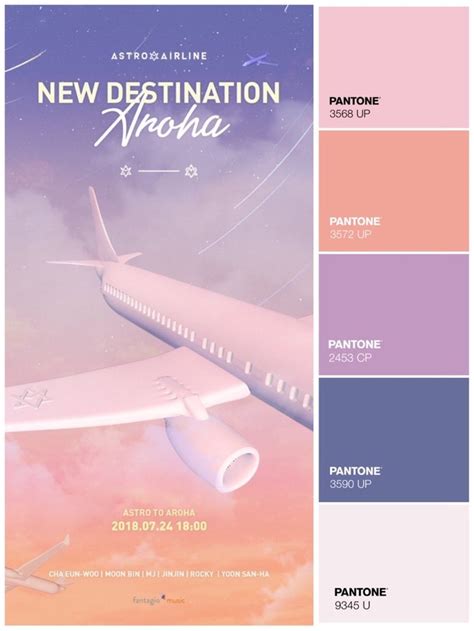 🌼kpop Color Palettes🌼 — ️astro New Destination Palette ️ Admin Sun ☀️