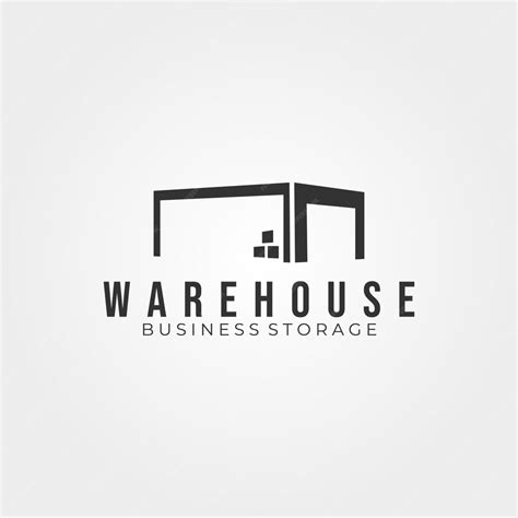 Premium Vector Warehouse Logo Vector Vintage Illustration