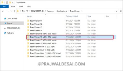 deploy teamviewer using sccm enterprise deployment guide