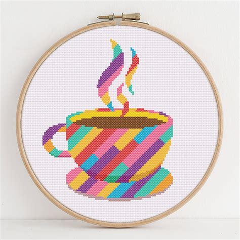 Geometric Java Cross Stitch Pattern Etsy