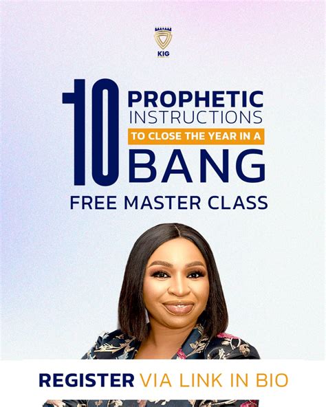 Get 10 Prophetic Instructions To Close The Year In A Bang By Just Ibe