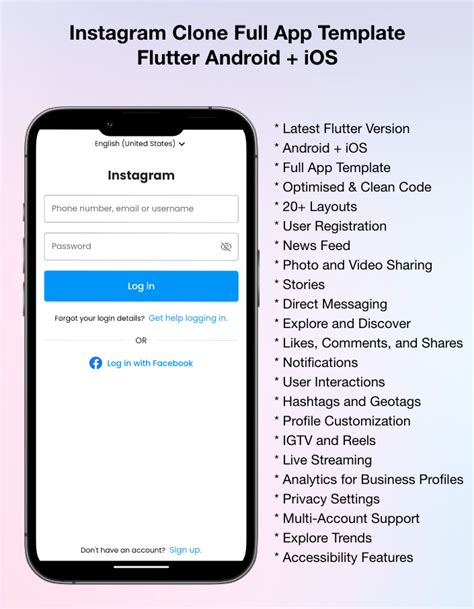 Instagram Clone Full App Template Flutter Android Ios Initappz