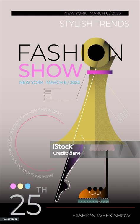 패션쇼 포스터 디자인 템플릿 0명에 대한 스톡 벡터 아트 및 기타 이미지 0명 Fashion Show 걷기 Istock