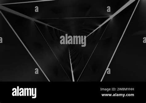 Traffic In Triangular Tunnel Design Movement Through Black Triangular Tunnel Dive Into