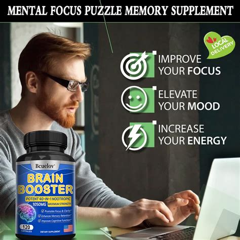 Bcuelov Nootropic Brain Support Supplement Formula To Support Memory