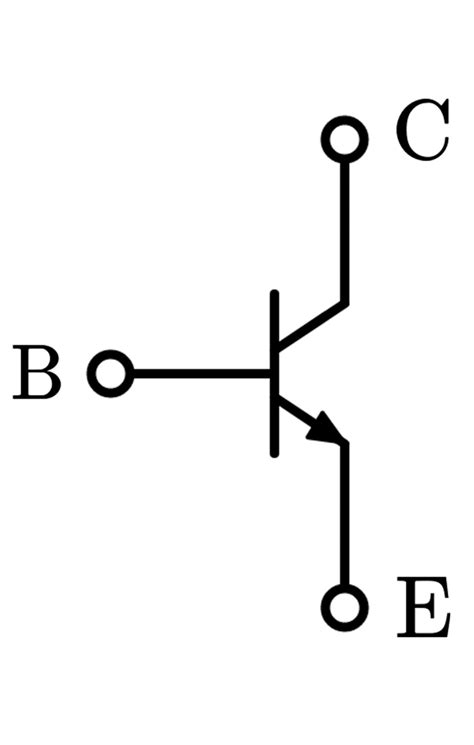 A Symbol Of A Bjt As A Three Terminal Device And B Corresponding