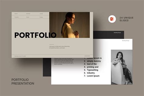 Portfolio Presentation Template Presentation Template 100464
