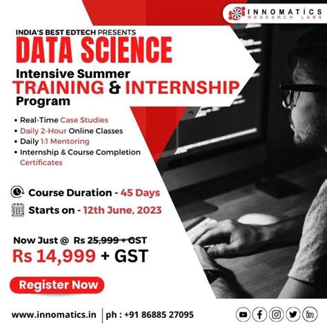 data science summer intensive training and internship program