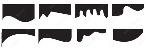 Border Shape For Website Design Vector Banner Header And Separator Background Section And