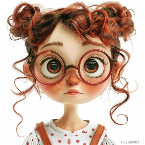 卡通外国女孩ai图片下载 红动中国