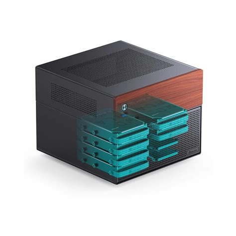 Jonsbo N4 Sff 19 6l Matx 6 2 Bay Nas Case Black Ple Computers