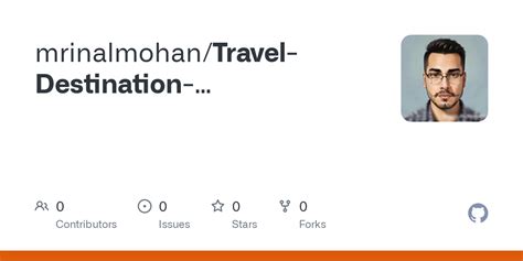 Github Mrinalmohan Travel Destination Recommendation System