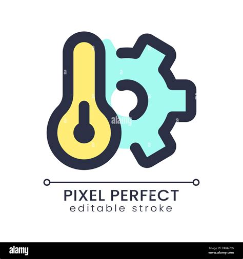 Fix Conditioning System Pixel Perfect RGB Color Ui Icon Stock Vector Image Art Alamy
