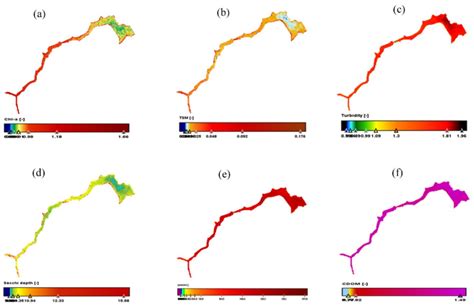 Sentinel 2 Spatial Distribution Maps Showing A Chlorophyll A B