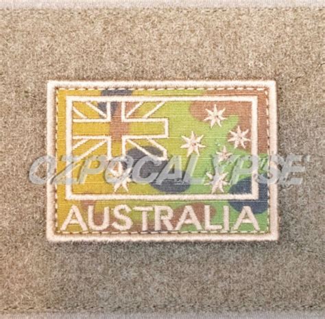 Amcu Subdued Flag Patch Australian Army Amc Tbas Multicam Military