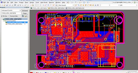 基于stm32f103rct6单片机gprs远程监控开发板硬件（原理图 pcb）工程文件，ad09设计的工程文件 stm32f103rct6