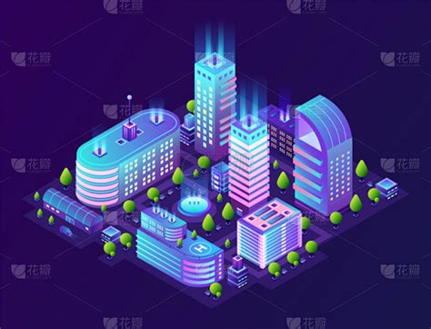 三维图形 未来 智慧城市 建筑外部 商务 云 技术 现代 建筑业 草图