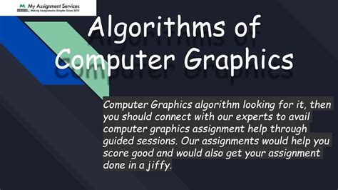 Ppt Algorithms Of Computer Graphics Powerpoint Presentation Free