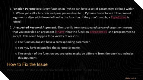 Resolving The Typeerror Unexpected Keyword Argument In Python