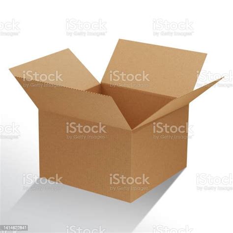 작은 열린 골판지 상자 3d 렌더링 포장 상자 모형 3차원 형태에 대한 스톡 사진 및 기타 이미지 3차원 형태 갈색 골진 Istock