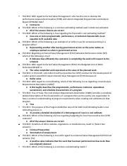 BUS1100 Module 3 6 Exam Q As Docx TO2 EO2 With Regard To Earned Value Management Who Has The
