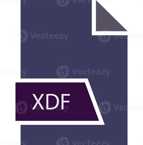 Xdf File Format Icon Shape Design Element 57326559 Png