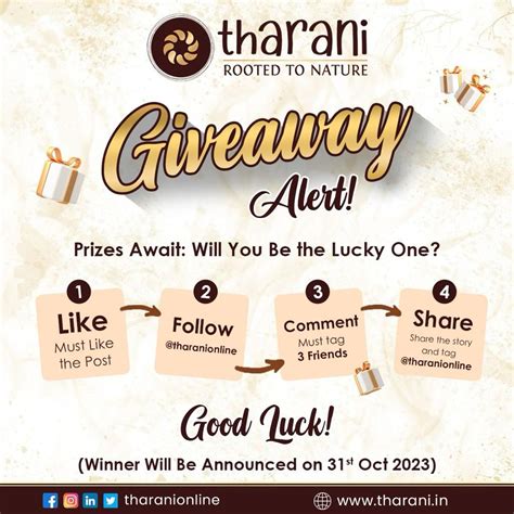 Tharani On Linkedin Tharani Giveaway Giveawayalert Giveawaytime Giveawaywinner