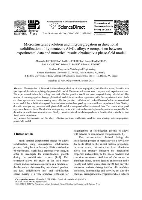 Pdf Microstructural Evolution And Microsegregation In Dokumen Tips