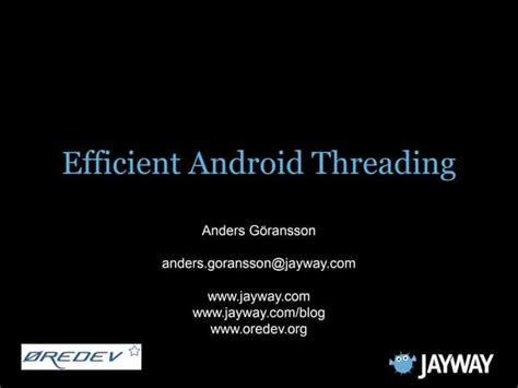 Efficient Android Multi Threading Randroiddev