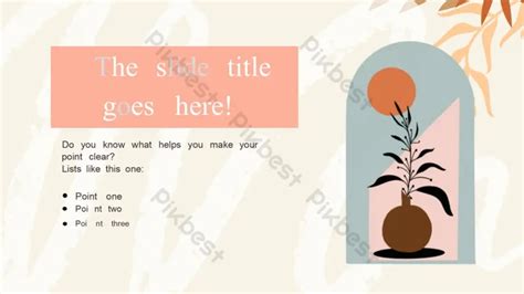 Boho Style Educational Programming Presentation Powerpoint Psd Template Free Download Pikbest
