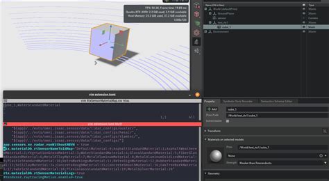 RTX Lidar Shows A Transparent Object In The Rviz Visualization Isaac Sim NVIDIA Developer Forums