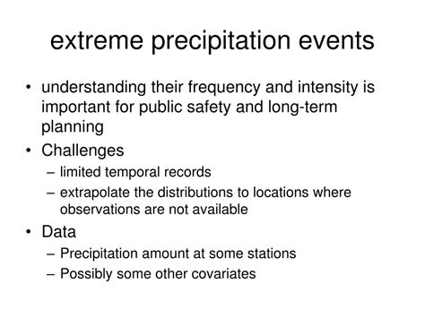 Ppt Bayesian Spatial Modeling Of Extreme Precipitation Return Levels Powerpoint Presentation