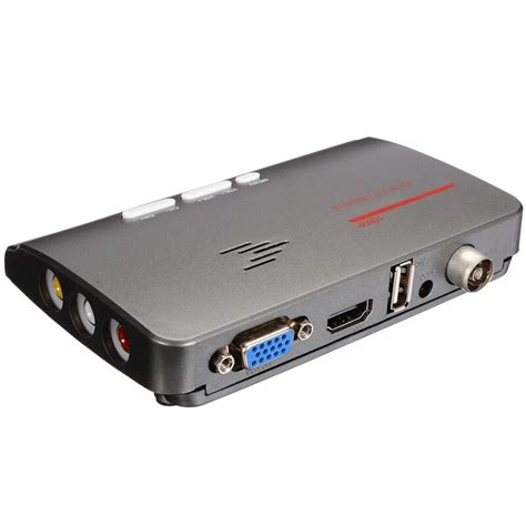 Lcd Crt 모니터용 Dvb T Dvb T2 Tv 튜너 수신기 Tt2 Tv 박스 Vga Av Cvbs 1080p