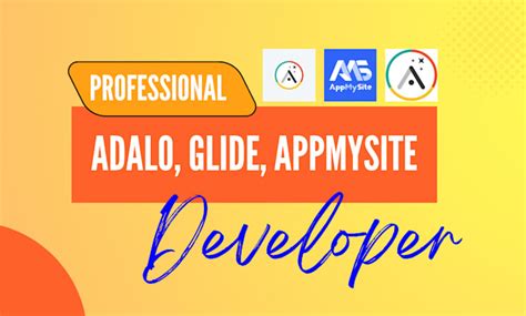 Develop Mobile Apps Using Adalo Glide Appsheet Flutterflow Appmysite By Boluwatitech Fiverr