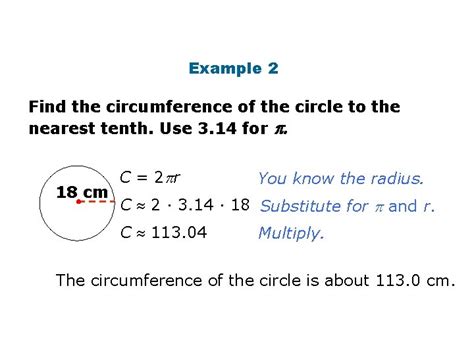 Insert Lesson Title Here Circumference Vocabulary The Distance