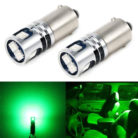 Phinlion Led Bulbs 5 Smd Ba9 Ba9s 1891 1893 Green Aluminum For Dome Lightsdaddy