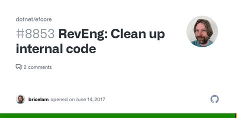 reveng clean up internal code · issue 8853 · dotnet efcore · github
