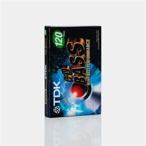 Tdk Cd Bass 120 Minute Type I Blank Recordable Cassette Tape