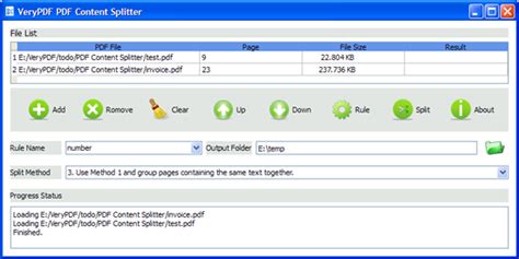 Pdf Document Content Splitter Split Pdf Document By Text Content In Specified Position
