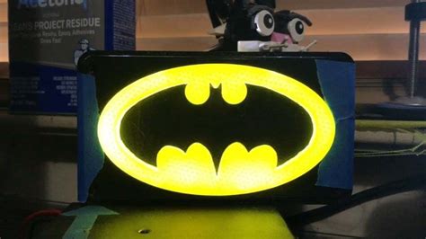 3d Printed Batman Led Lightnightlight・cults