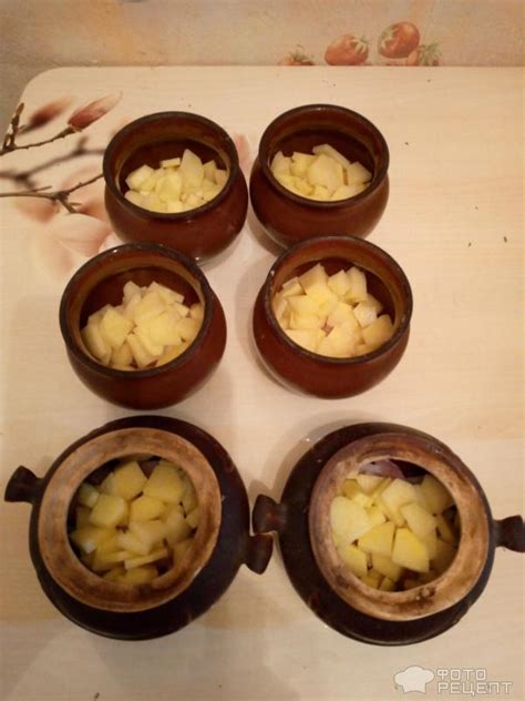 Рецепт Горшочки с индейкой и грибами В духовке