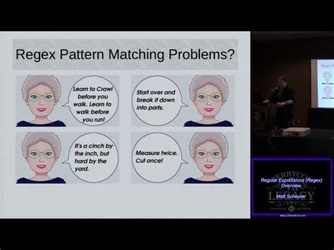 conference talks talk regular expressions regex overview from youtube class central