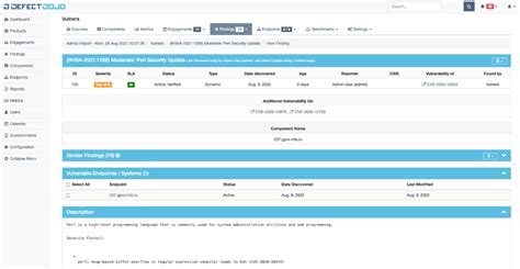 Defectdojo Plugin Vulners Docs