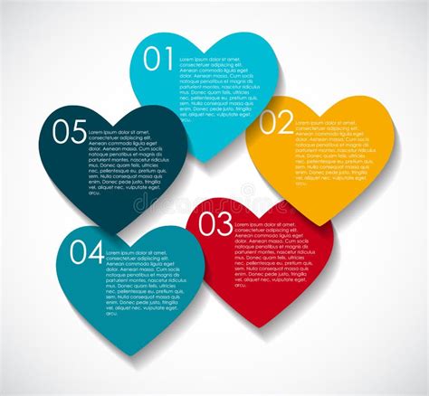 Love Infographic Templates For Business Vector Stock Vector