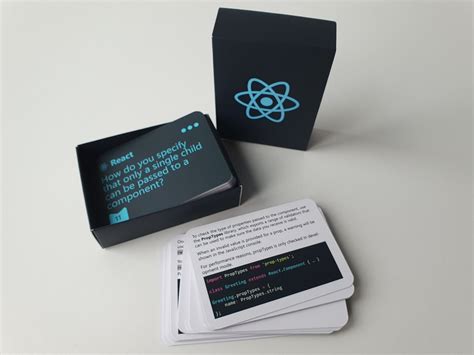 Flip Cards For Programmers Javascript React Angular And More