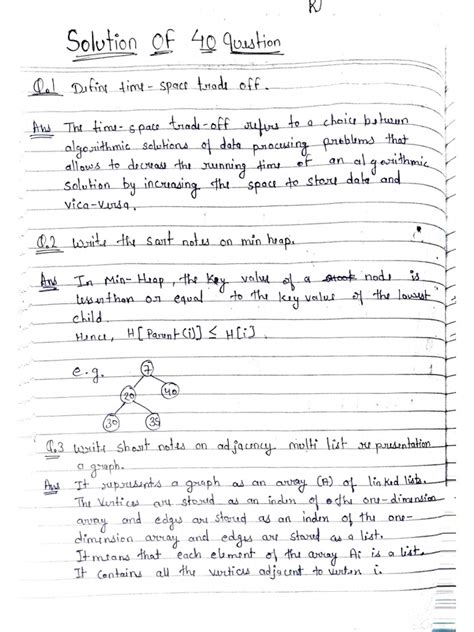 Data Structure Aktu Btech 2nd Year Notes Pdf
