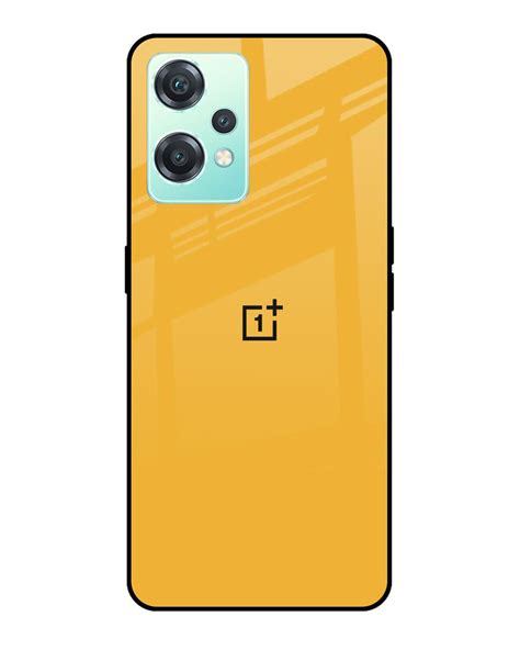 Buy Fluorescent Yellow Premium Glass Case For Oneplus Nord Ce 2 Lite 5g