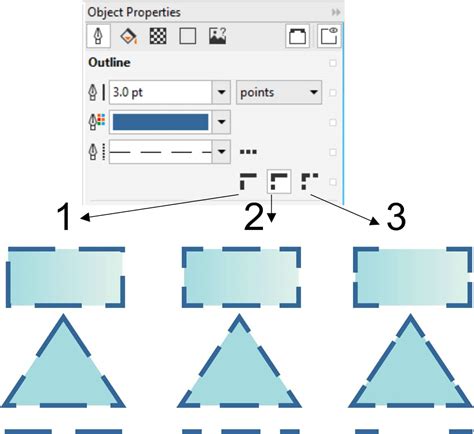 Controlling Corners In Dashed Lines Corel Discovery Center