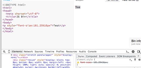 Html Font Size Css Parameter Looks Like Font Size1812516px