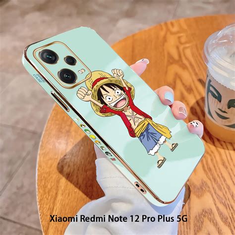 Casing For Xiaomi Redmi Note Pro Plus Note S Note G G Cartoon One Piece Luffy Square